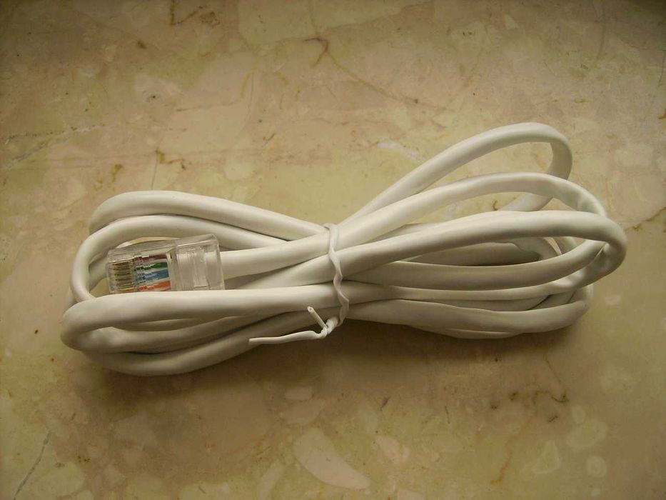 Nowy kabel skrętka rj 45 rj 45 1,4 m internet ethernet lan ftp utp ...
