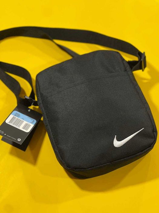 Барсетка месенджер сумка через плечо мужская найк nike оригинал черная ...