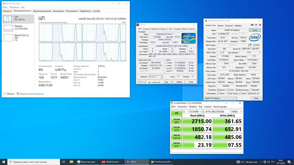 Нові м.п Dell 7010 (Core i5 i7+E3-12**v1+v2\4xDDR3 32GB\SSD NVMe boot ...