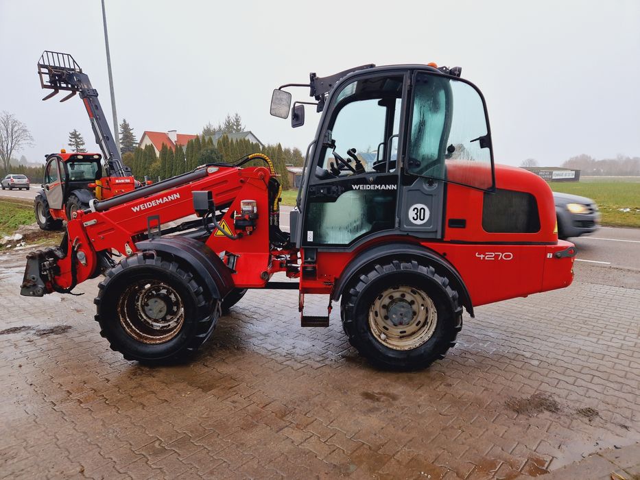 Weidemann 4270 CX 100T Przegubowo-teleskopowa 2012r Nowe opony Perkin ...