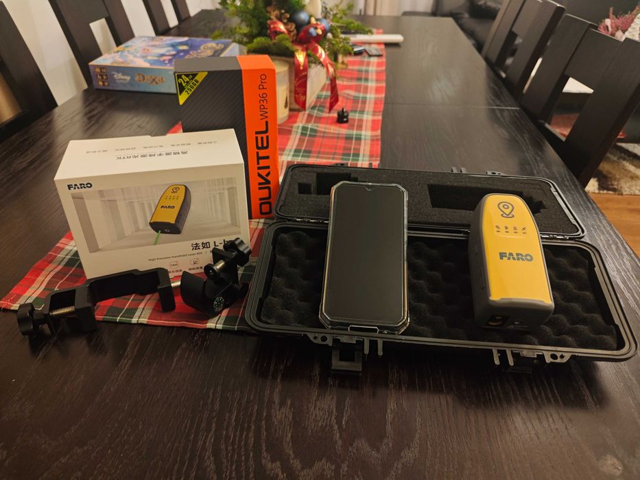 Odbiornik FARO GPS RTK GNSS IMU ZIELONY LASER - geodezja, budownictwo ...