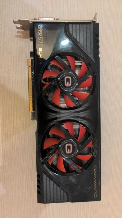 Видеокарта Gainward GeForce GTX 570 GLH: 500 грн. - Комплектуючі та ...