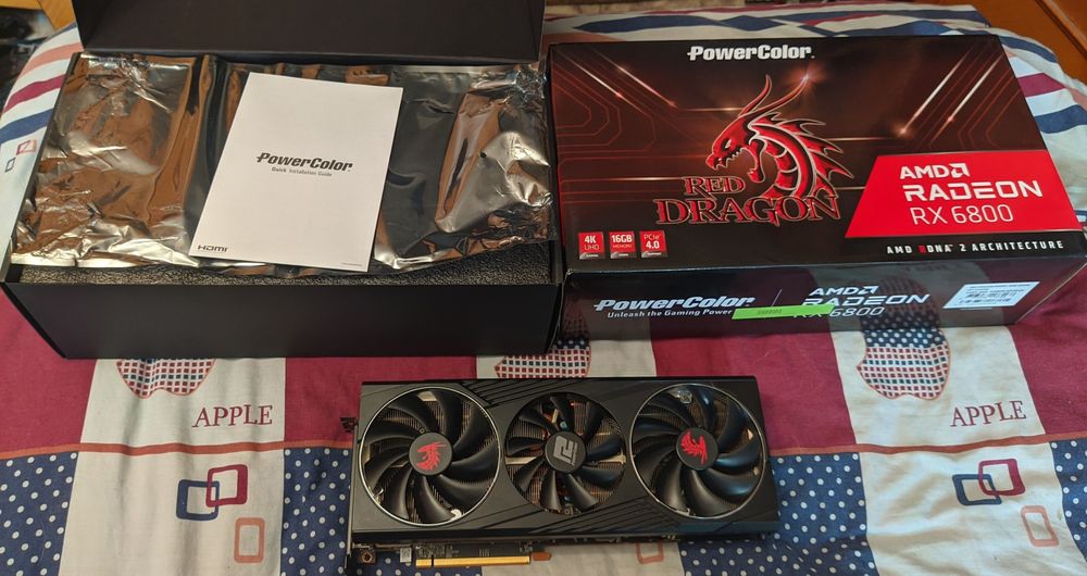 Відеокарта RX 6800 PowerColor Red Dragon 16 GB: 10 000 грн ...