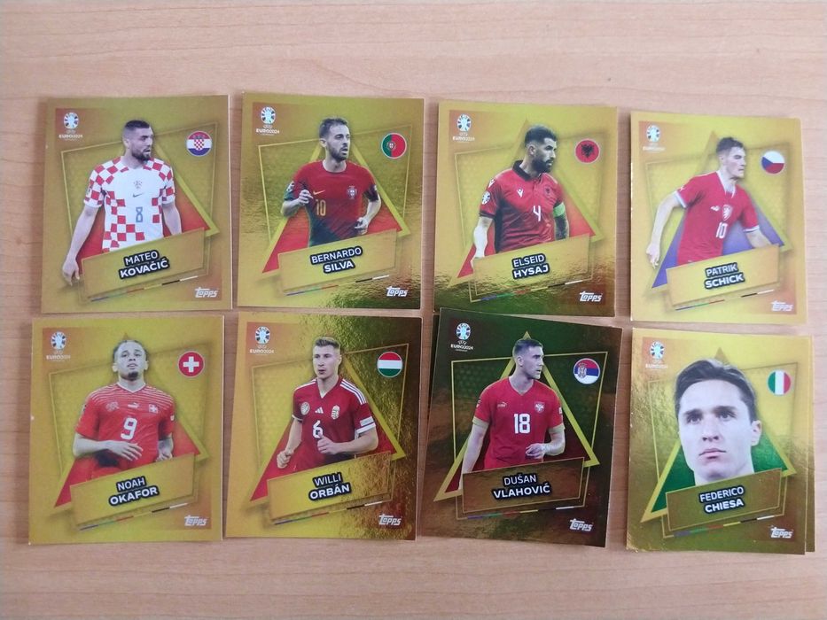 Cromos SP dourados Topps Euro 2024 Odivelas • OLX.pt