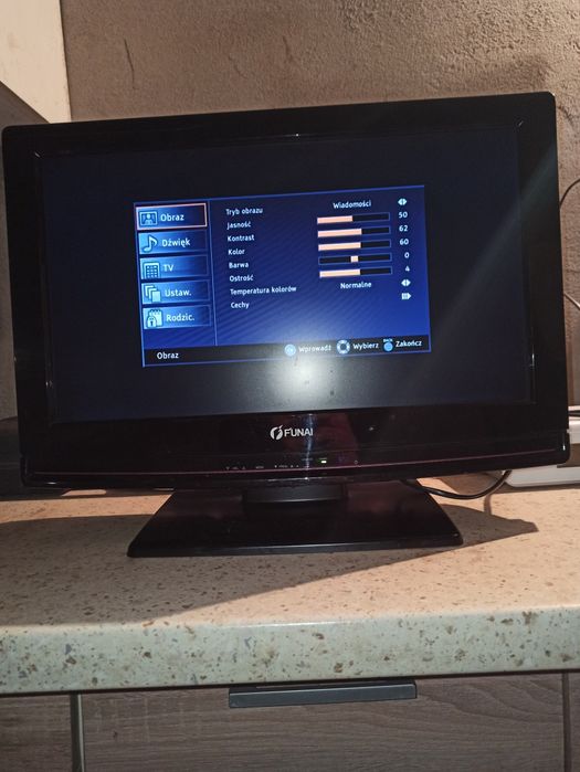 Telewizor 19 ' cali Funai. Idealny do zakładu karnego, aresztu, kuchni ...