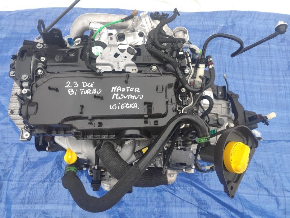 SILNIK 2,3 DCI Master Movano M9T 702 m9t706 BITURBO montarz Wymiana ...