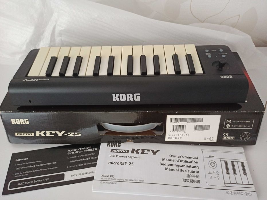 MIDI-клавіатура Korg Microkey 25: 3 700 грн. - Студійне обладнання ...