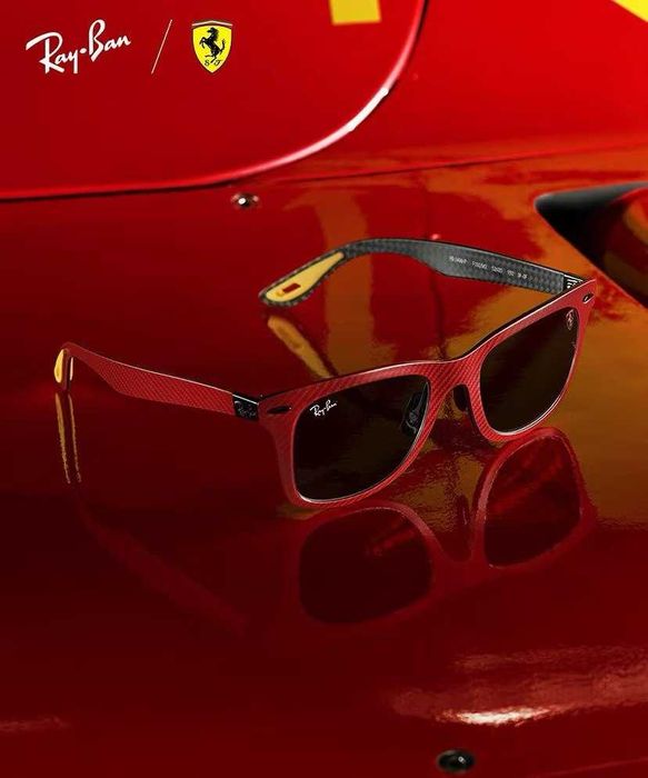 Солнцезащитные очки Ray-Ban WAYFARER HYPERCARBON 499P FERRARI: 20 000 ...