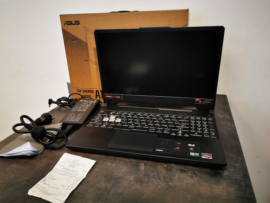 Asus Tuf Gaming A15 Ryzen 7 5800H/16GB RAM/512SSD/GF RTX3060 Gwarancja Złotoryja • OLX.pl
