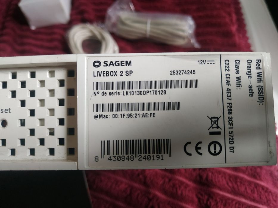 ADSL модем-роутер wi-fi ORANGE SAGEM LIVEBOX 2 SP: 150 грн ...