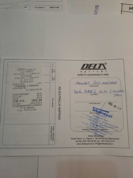 Montaż Sky Watcher Synta NEQ 6 GoTo SynScan Lubasz • OLX.pl