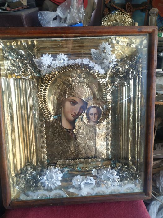 Старинная икона Божией матери 700 грн Колекціонування Сотницьке на Olx