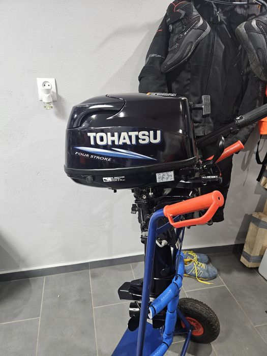 Silnik zaburtowy Tohatsu 6 km stopa S Wrocław Fabryczna • OLX.pl