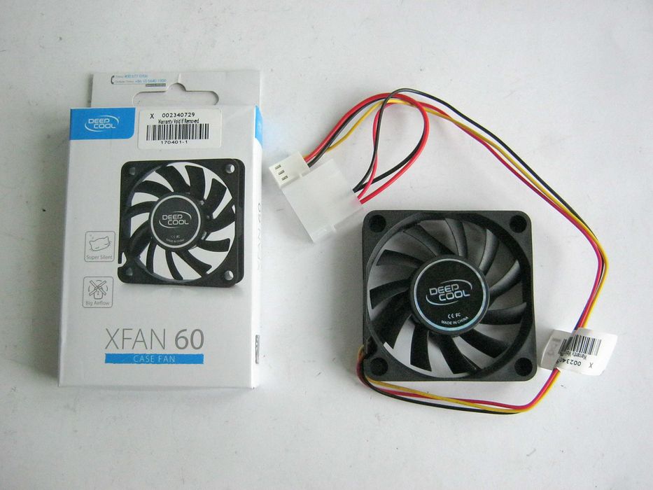 Вентилятор для корпуса/видеокарты DeepCool XFAN 60, 12В, 60х60x12: 50 ...