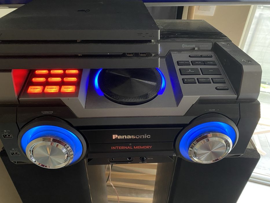 Kolumny Pure acoustics i wzmacniacz/wieża dj panasonic sc max 4000 ...