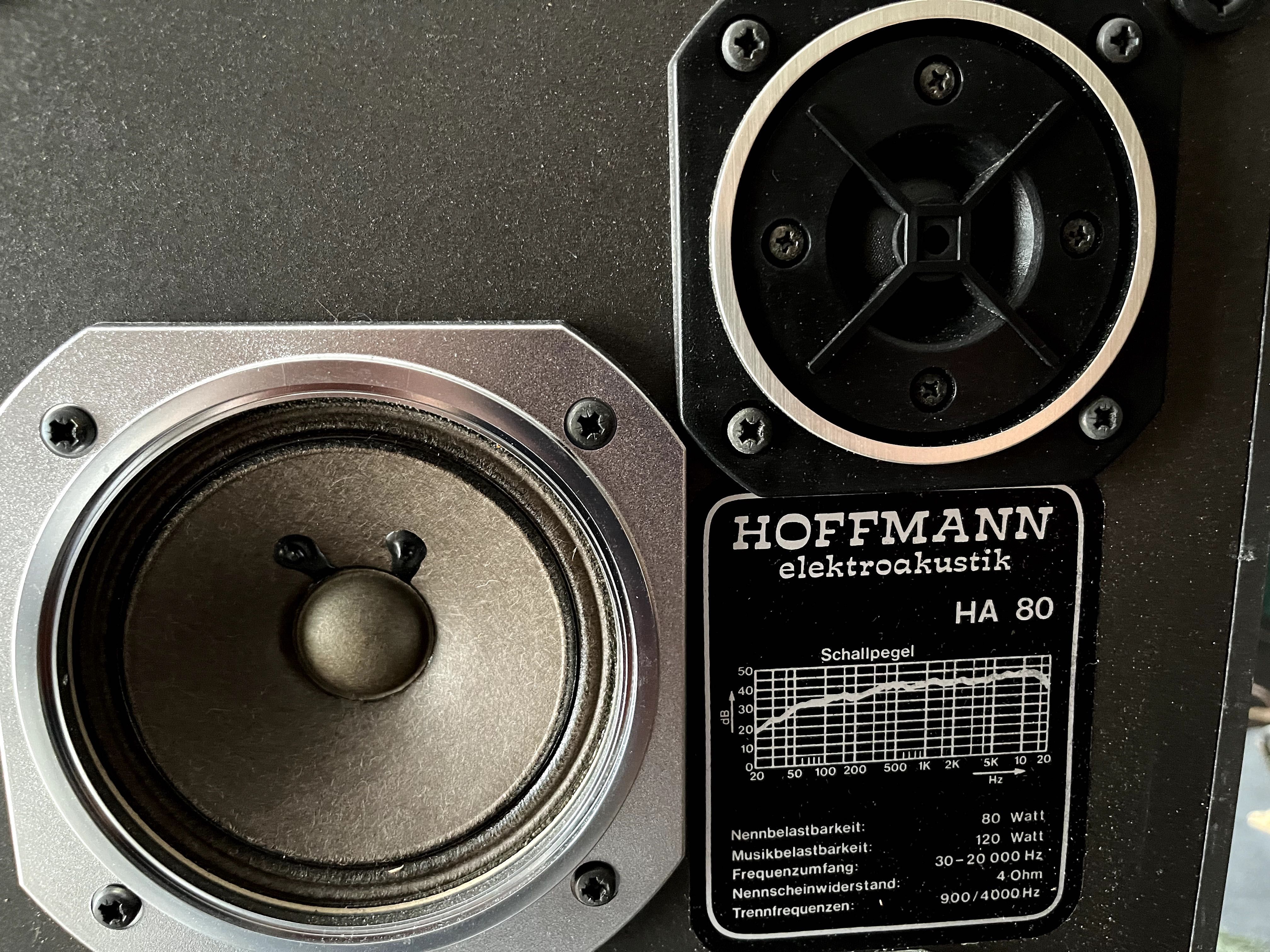 Kolumny (głośniki) Hoffmann elektroakustik HA 80 Katowice Śródmieście ...