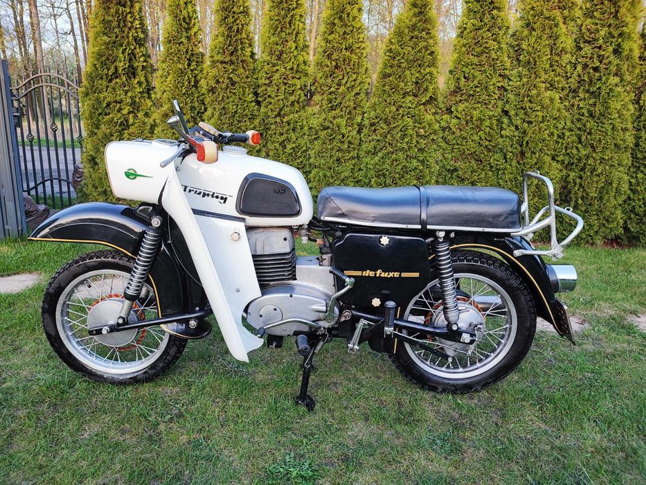 MZ Trophy 250/2 ES biała tablica ( nie WSK SHL WFM ) DeLux Zduńska Wola • OLX.pl