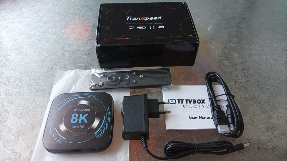 TV Box Android com comando - 4 GB RAM - 64 GB Memória - 100% Nova Santo ...