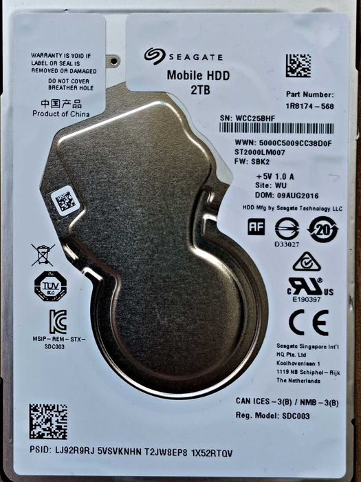HDD 2TB SeaGate 2000GB Jastrzębie-Zdrój • OLX.pl