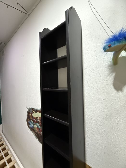 Regał GNEDBY Ikea czarny 198x24 Katowice Janów-Nikiszowiec • OLX.pl