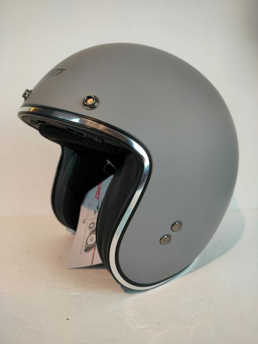 Capacete clássico aberto 3/4 caféracer chopper mota scooter novo Vila ...