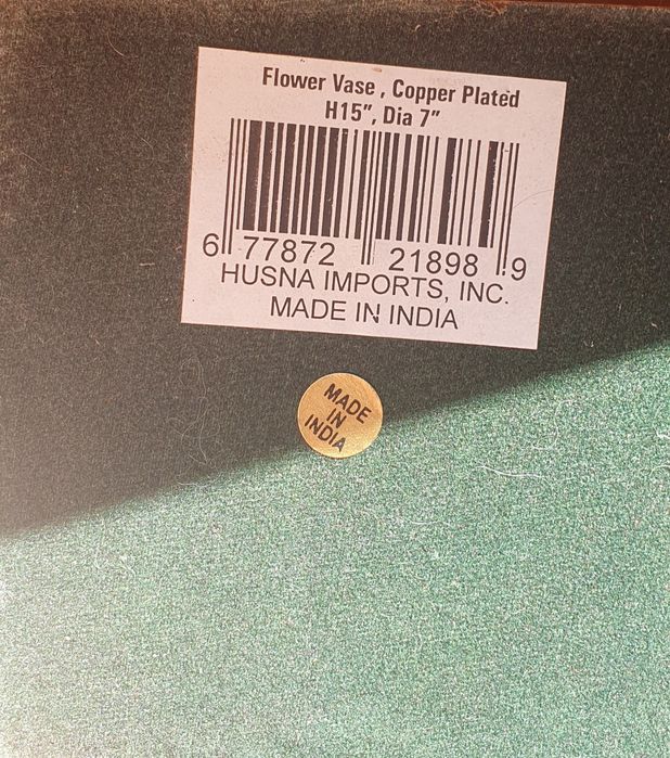 Фарфорова ваза з позолотою Китай 800 грн Інші товари для дому Київ на Olx