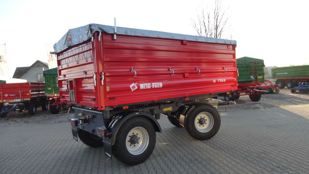Przyczepa rolnicza 10T Metal-Fach T711/2 paletowa wywrotka T711/3 12T Kozenin • OLX.pl
