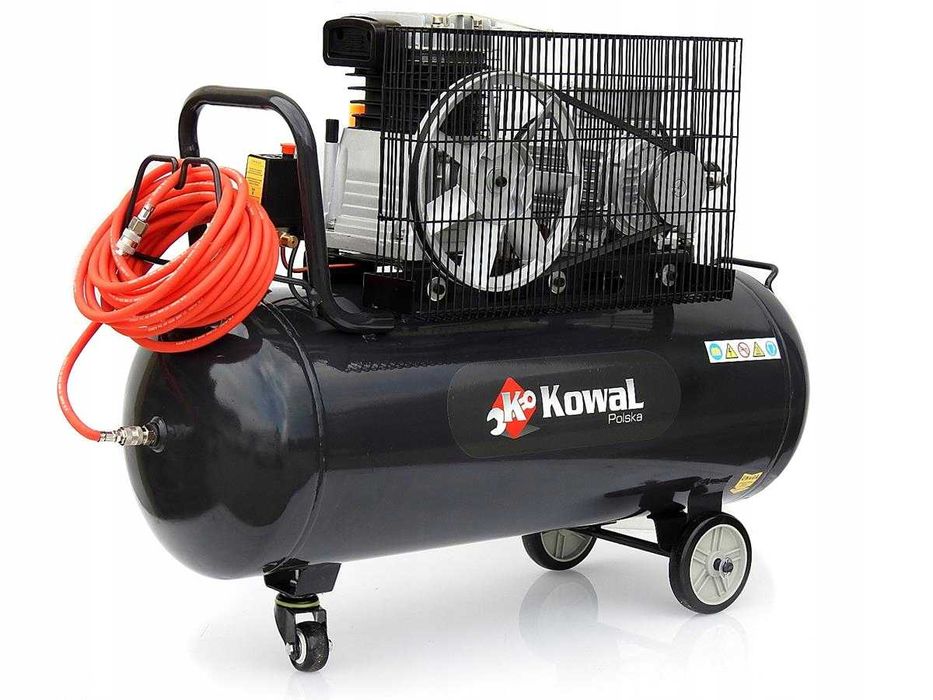 12 Bar KOMPRESOR k13 olejowy tłokowy 100L sprężarka pompa powietrza ...