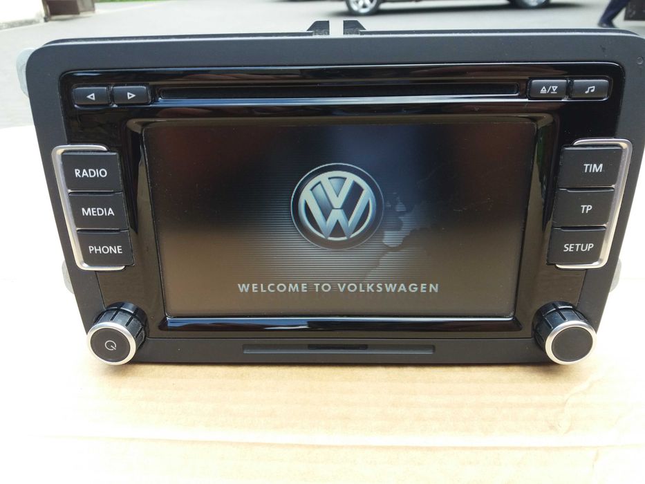 Radio RNS RCD 510 VW GOLF 6 PASSAT B7 B6 Touran Caddy Scirocco Polo 6R Grabów nad Prosną • OLX.pl