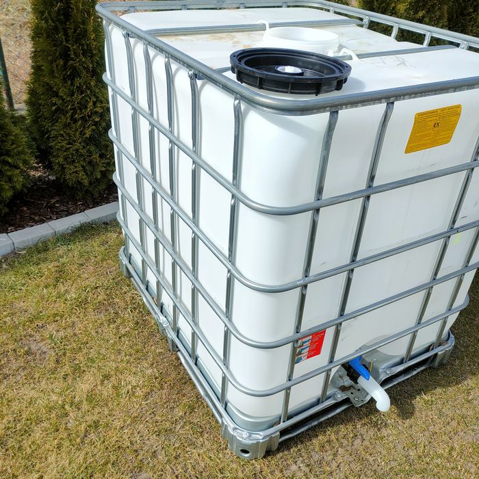 Mauzer Zbiornik Kontener na deszczówkę 1000l. Stan Bardzo Dobry. Fabianki • OLX.pl