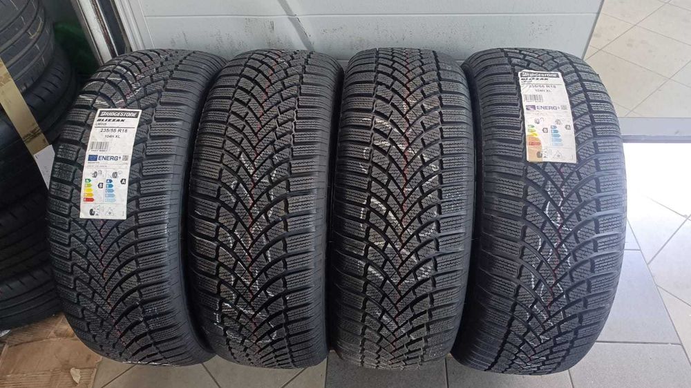 NOWE 4x 235/55 R18 BRIDGESTONE BLIZZAK LM005 bieżnik 8,58 mm zima 2022 ...