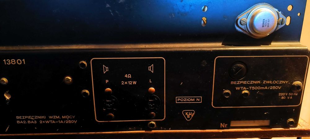 Amplituner Elizabeth DSH 101 Unitra-Diora sprawny i oryginalny Sanyo ...