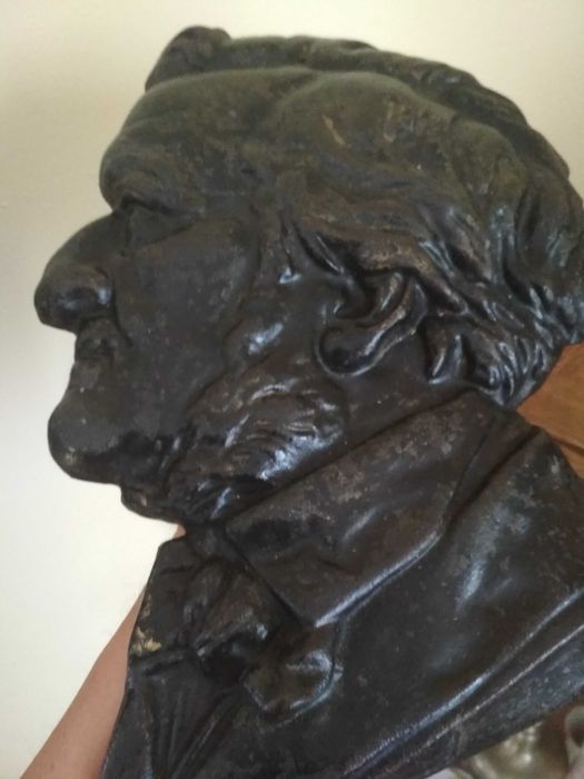 Richard Wagner - stara żeliwna plakieta - niemiecki kompozytor ...