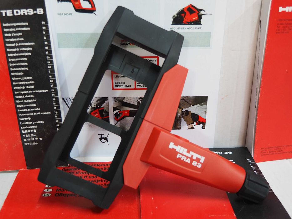 Uchwyt Hilti detektor PRA 83 niwelator PR,PRE,PRI laser 35,30,2,3,300 ...