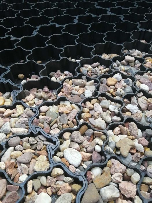 Kamień ogrodowy, średni OTOCZAK rzeczny- transport - podsypywanie ...