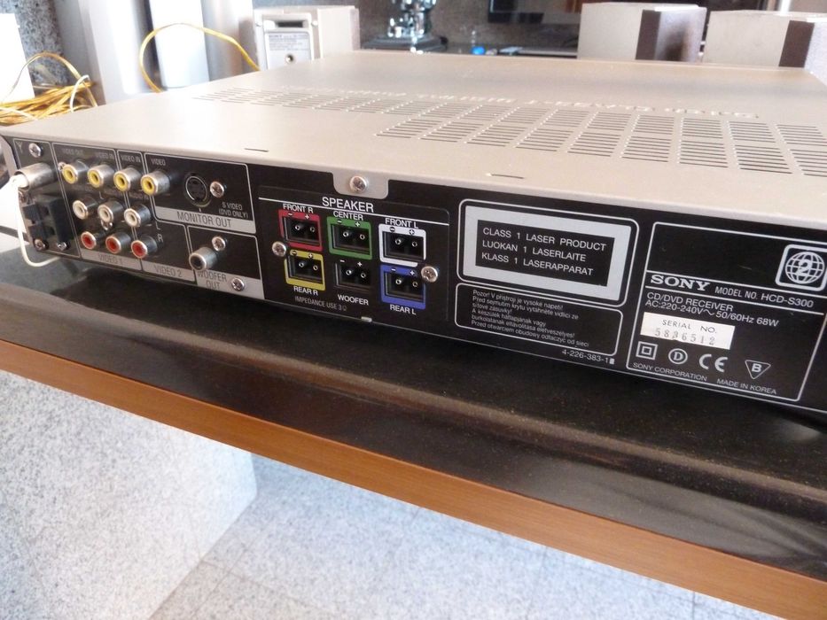 Sony HCD-S300, Home Cinema 5,1 ch - AV Digital Amplifier + Speakers ...
