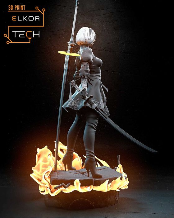 2B z NieR: Automata - Figurka Kolekcjonerska Opoczno • OLX.pl