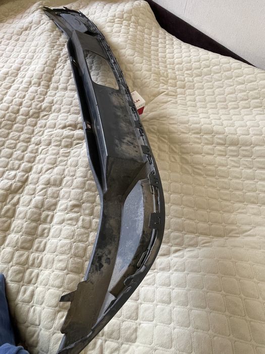 Накладка губа молдинг хром заднего бампера Vw Golf 7 спойлер 5G6807568 ...