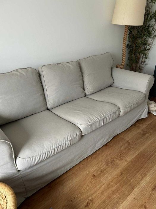 Sofá EKTORP 3 Lugares IKEA – Bege Claro (KILAND) União de Freguesias da ...