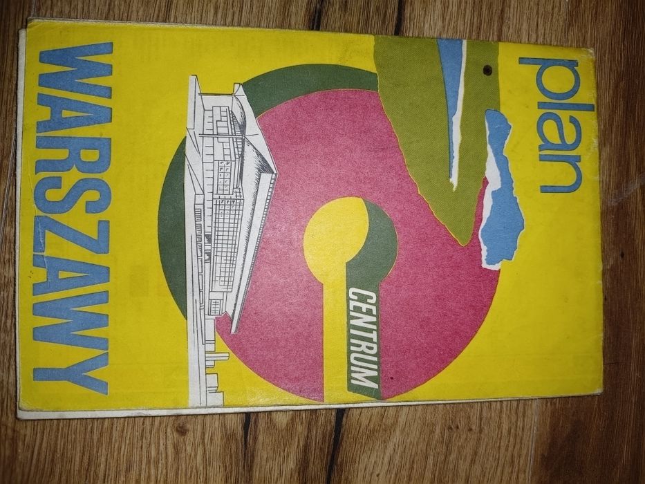 Plan centrum Warszawy 1976 Wrocław Stare Miasto • OLX.pl