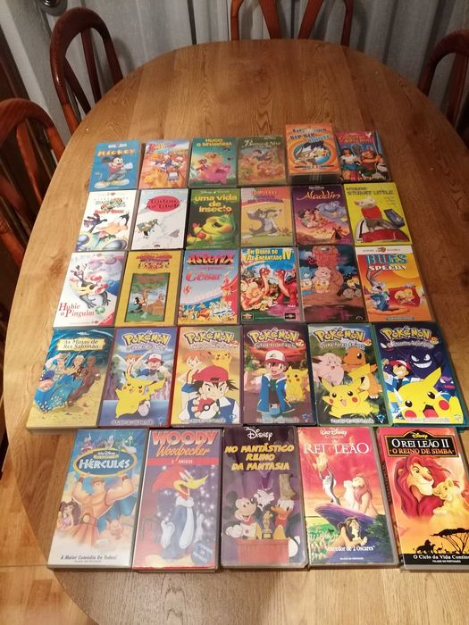 Cassetes VHS (Clássicos Disney, WB, entre outros) Porto • OLX Portugal