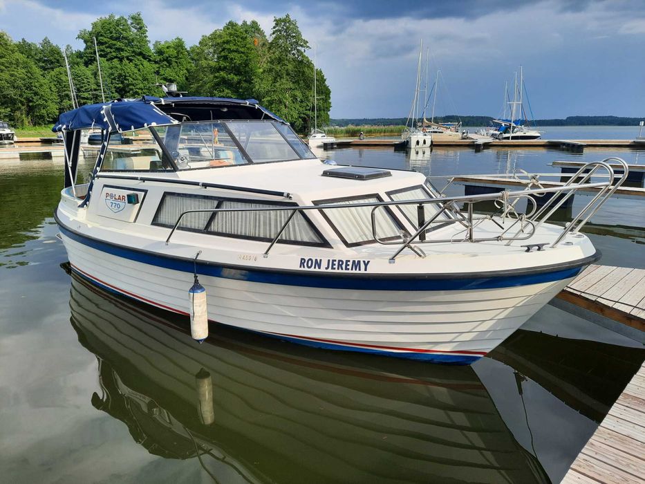 ŁÓDŹ POLAR 770 HOUSEBOAT w idealnym stanie YANMAR 57HP Pisz • OLX.pl
