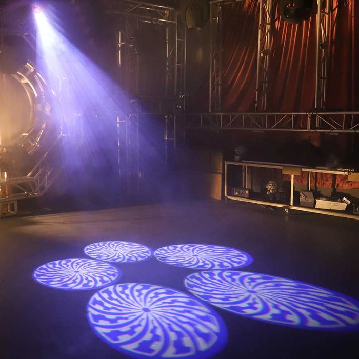 Głowa ruchoma oświetlenie LED 150W Spot Gobo Pryzma Ring + SHOW Poznań ...