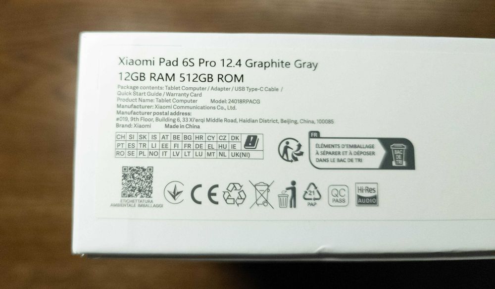 Xiaomi Pad 6S Pro 12(16)/512gb: 21 000 грн. - Xiaomi Тернопіль на Olx