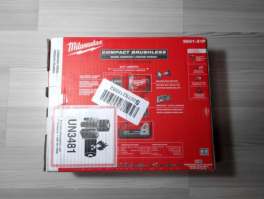 NEW Бесщёточный шуруповерт Milwaukee 3601-21P M18: 5 090 грн ...