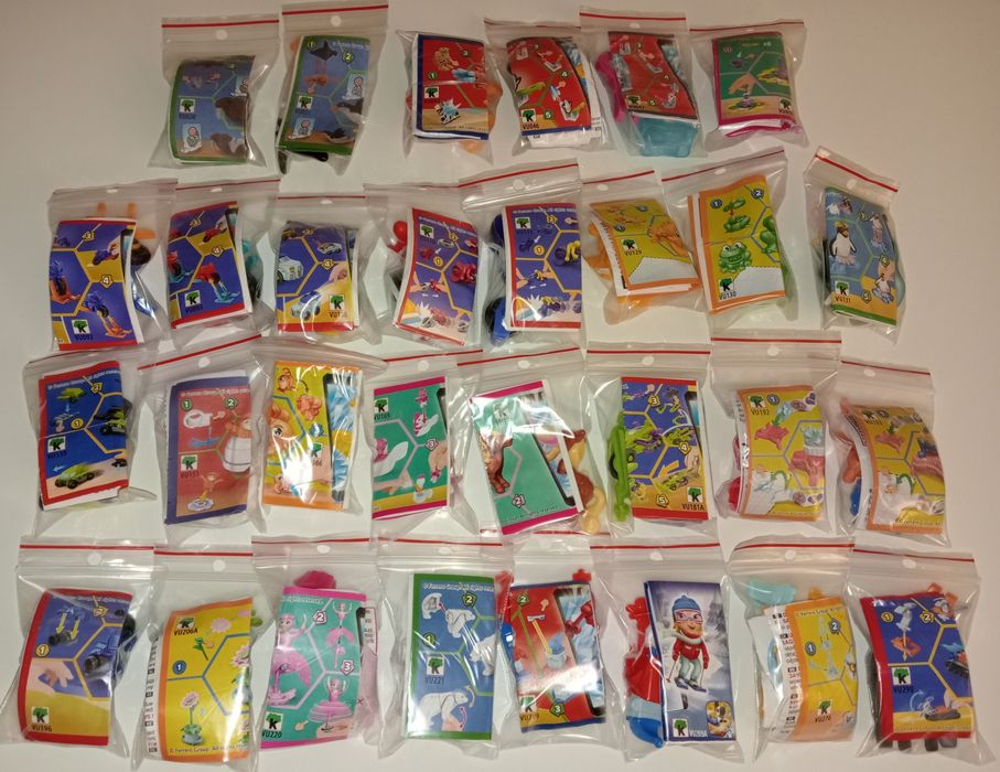 Kinder Niespodzianka zabawki VU kinderki figurki składaki vu Bytom • OLX.pl