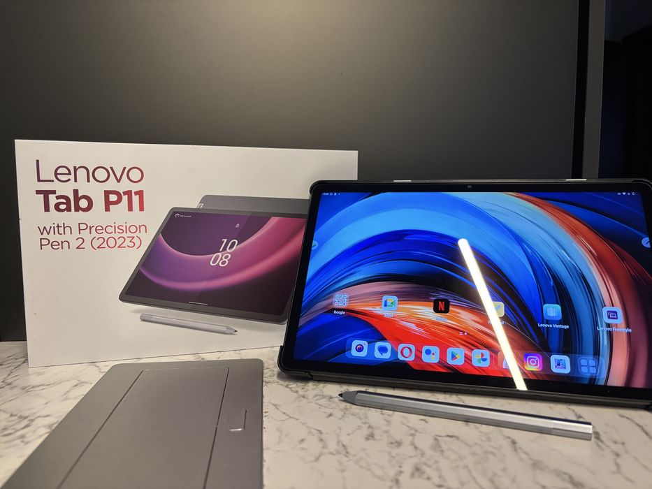 Lenovo Tab P11 2gen + precision Pen + etui stan świetny! Bilcza • OLX.pl