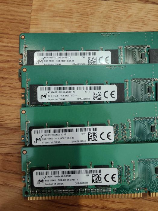 Ram DDR4 32Gb - 4 x 8GB micron tech PC4 pamięć kości ram 32gb 16gb 8gb Warszawa Żoliborz • OLX.pl