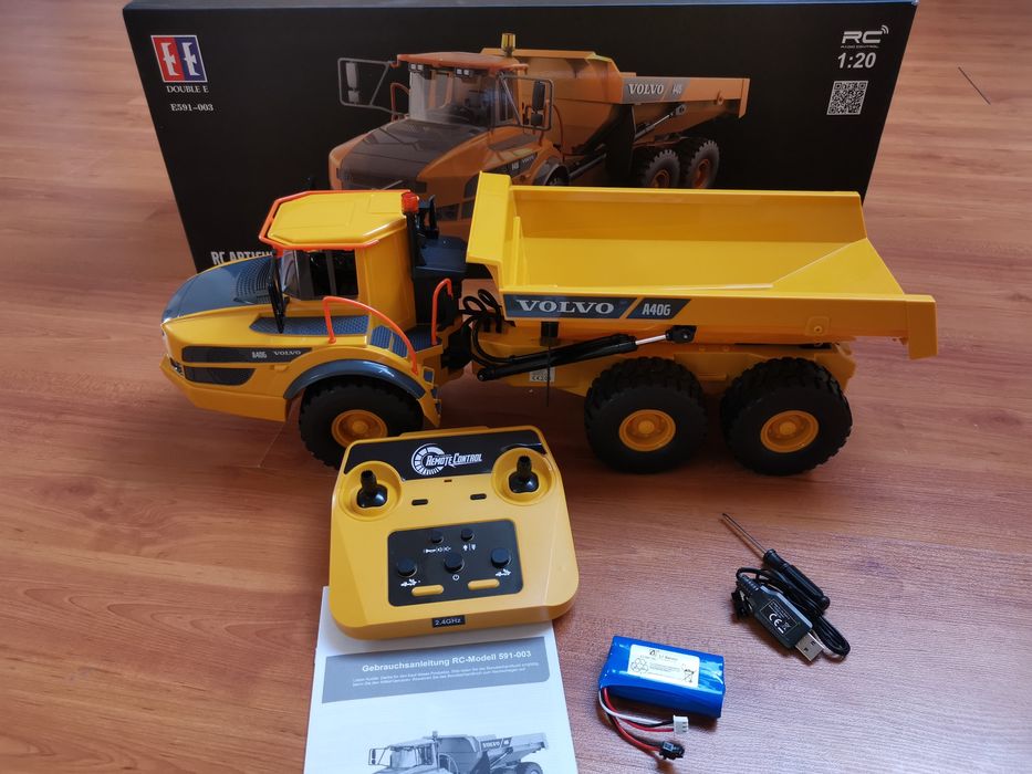 Camião RC Volvo A40G articulado basculante E591 Double E 1:20 Canedo, Vale E Vila Maior • OLX ...