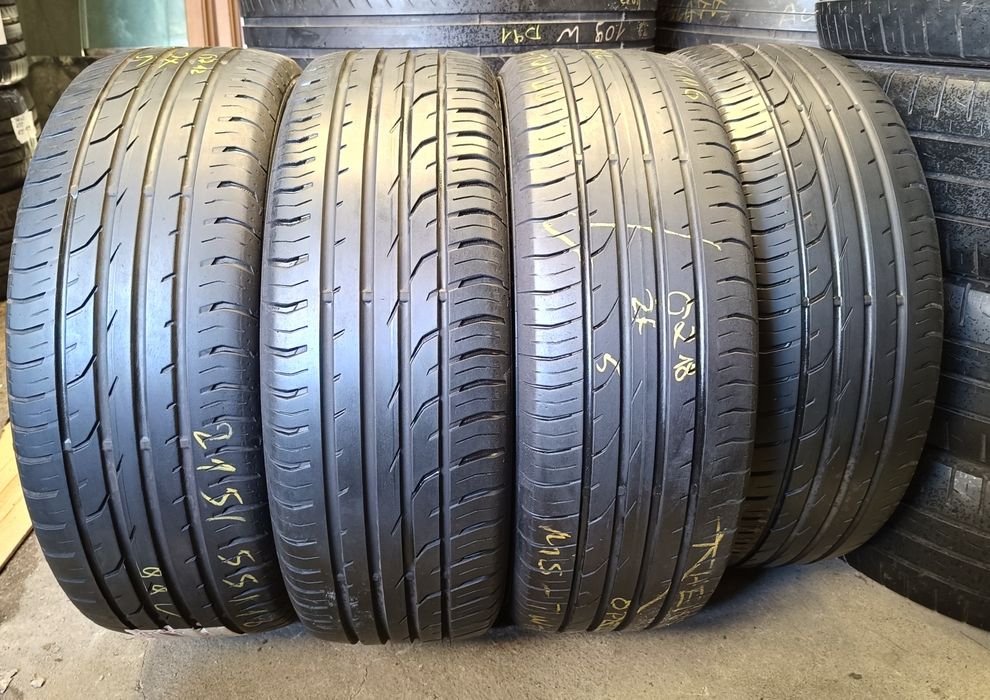 4× 215/55/R18 Continental opony letnie Nieborowice • OLX.pl